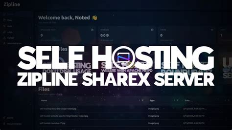 ZipLine A Self Hosted ShareX Server