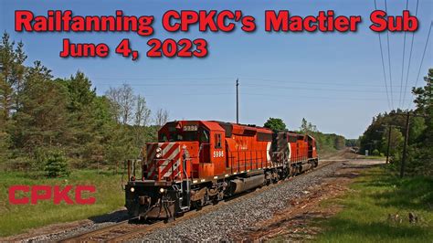 Railfanning On Cpkcs Mactier Sub 6 04 2023 Youtube
