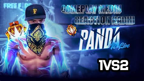 Free Fire Live In Telugu 1v2 Gameplay Medhi Reaction Nadhi Panda