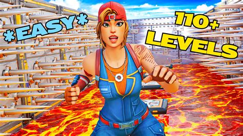 110 Level Easy Parkour⭐ 4473 5745 7272 By Raak Fortnite Creative Map
