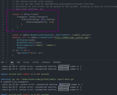 Quick Start Error Issue 48 Zabbix Tools Go Zabbix GitHub