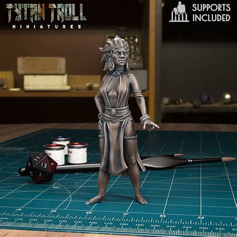 Curse Of Strahd Ludmilla Pre Supported 3d Model 3d Printable Cgtrader