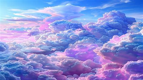 Premium Photo 3d Rendered Landscape Clouds
