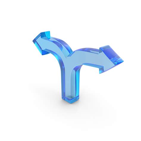 2 Direction Arrow Glass 3d Object 2299191775 Shutterstock