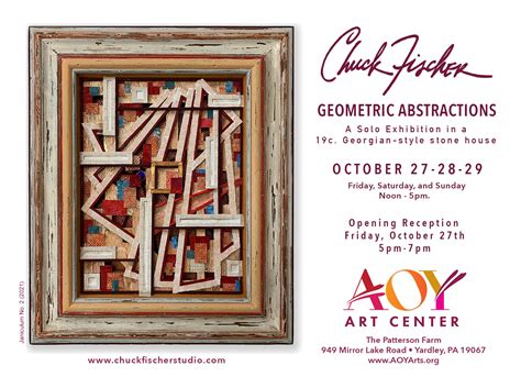 Oct 29 Closes Sunday • Chuck Fischer • Solo Exhibition • Aoy Art