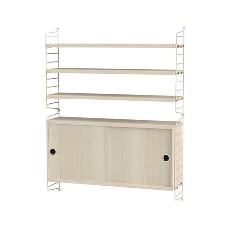 Köp Stringhylla Vardagsrum Ask And Beige Kombination I Från String Furniture