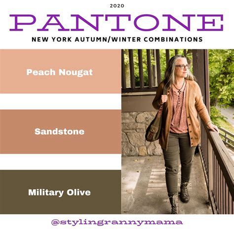 Pantone Fallwinter 2020 New York Palette Peach Nougat Sandstone