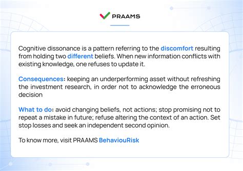 Cognitive Dissonance Bias When New Information Conflicts With The Prior Investment Decision