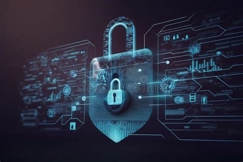 Data Protection And Cyber Security On Internet Server Network With Secure Access To Protect