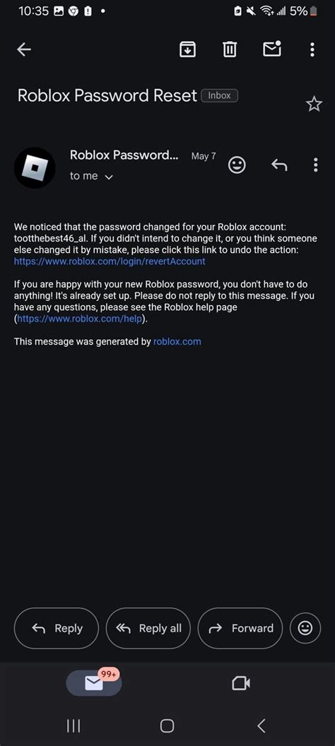 I Was Just Playing Roblox And Randomly I Got Kicked My Email Was Removed And So Was My Phone