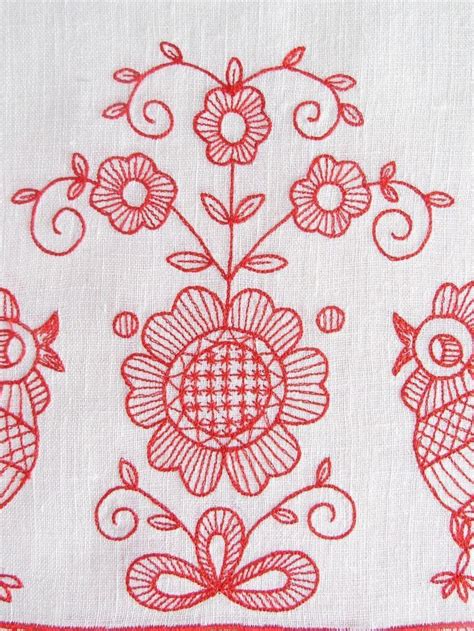 Рушник свадебный Петухи Дизайны вышивки Вышитые полотенца Искусство ручной вышивка