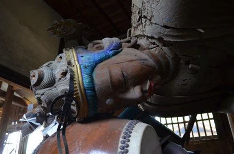龍池山千光寺の木造千手観音菩薩立像 下陳区長