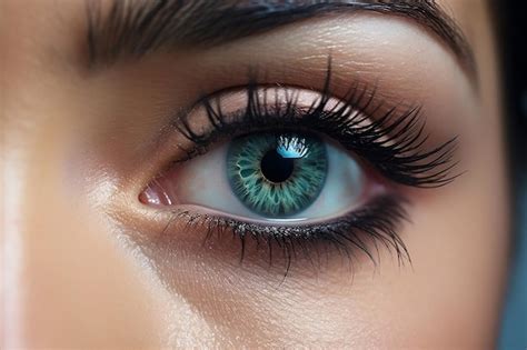 Premium Photo Gorgeous Gaze Macro Fashion Of Beautiful Female Eye