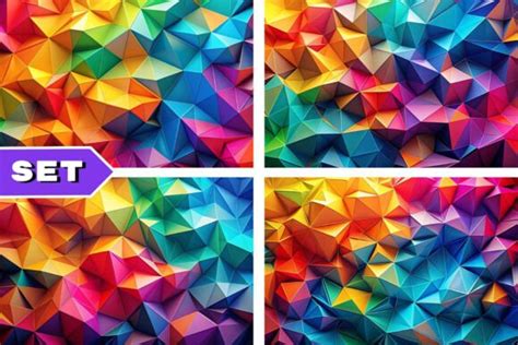 Abstract Geometric Patterns Background Graphic By Artsprio · Creative