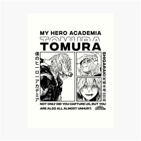Tomura Shigaraki Bnha League Of Villains Mha Art Print For Sale By
