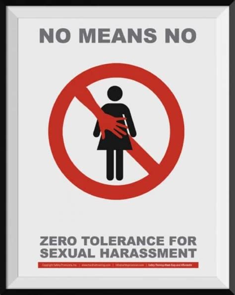 Sexual Harassment In The Workplace Poster