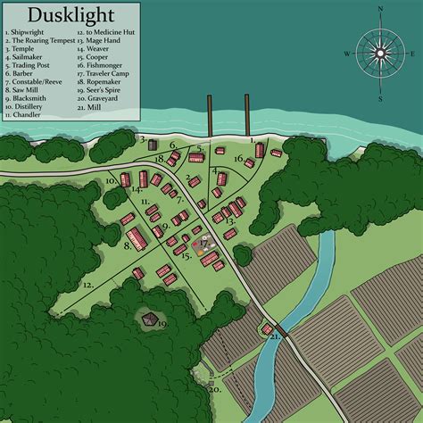 My Starting Town Dusklight Based On Running The Game 62 Your First