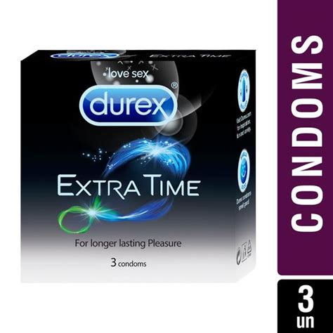 Durex Performa Extra Time Prolong Delay Premature Ejaculation Extended Pleasure Condom 3pc