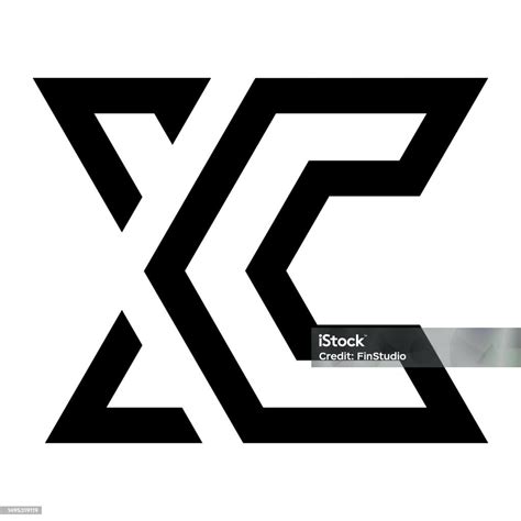 Logo Xc Awal Inovatif Profesional Dan Logo Cx Huruf Xc Atau Cx Monogram