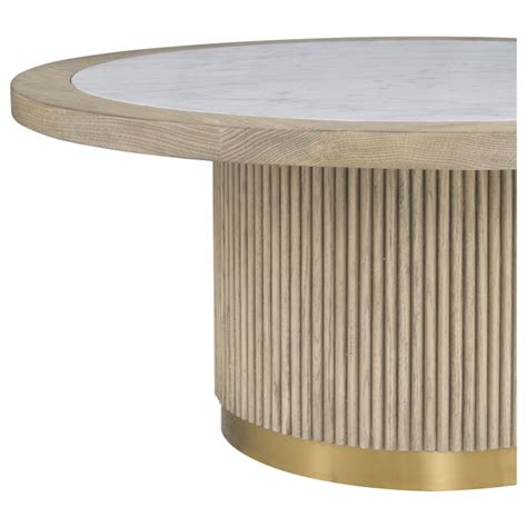 Fairfield 8030 Ck T Everett Large Round Bunching Cocktail Table Hickory Park Furniture