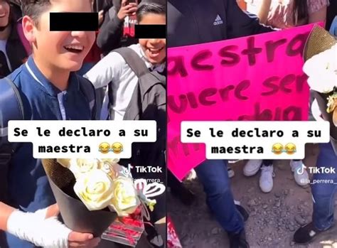 Alumno Se Le Declara A Maestra Ella Amenaza Con Reprobarlo Quinto Poder
