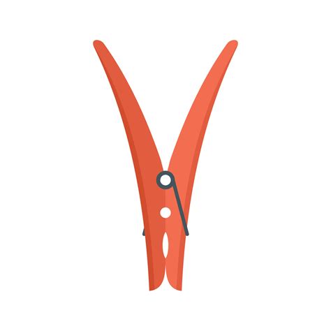 Photo Clothes Pin Icon Flat Isolated Vector 15061196 Vector Art At Vecteezy
