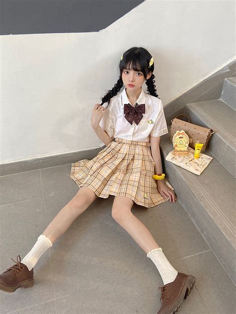 Pompompurin Jk Uniform Skirts