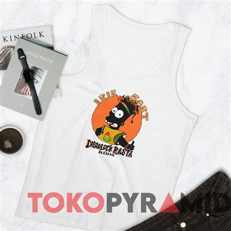 Vintage Irie Bart Simpson Dreadlock Rasta Barbados T Shirt Tokopyramid