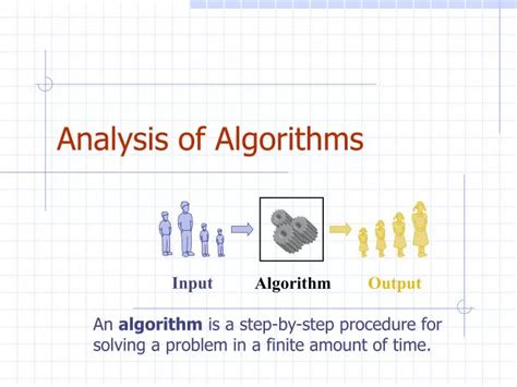 ppt analysis of algorithms powerpoint presentation free download