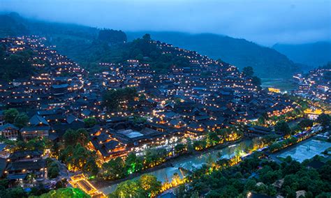 黔东南介绍风景苗族大山谷图库