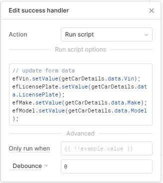 Updating The Row Partially Based On Query Result In A Modal Queries
