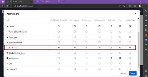 Permission For Specific User To Edit Asset Publisher On One Page But