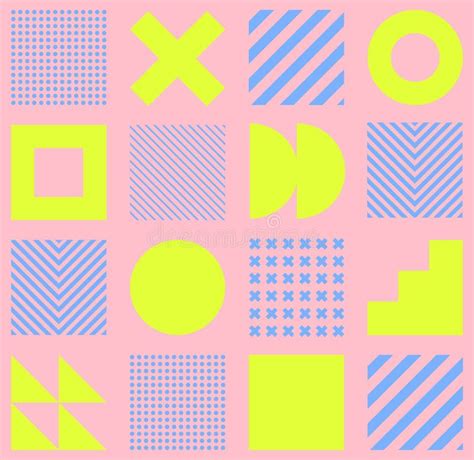 Minimalistic Geometric Seamless Pattern In Scandinavian Style Abstract