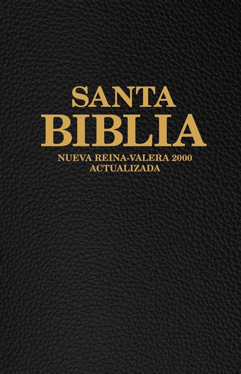 Santa Biblia Tapa Dura Color Negro By Sociedad Biblica Emanuel Goodreads