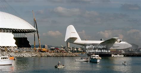 Howard Hughes H 4 Hercules Known As The Spruce Goose Prepares To