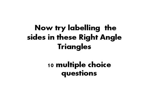 Trigonometry 1 Introduction Labelling Sides With Respect To