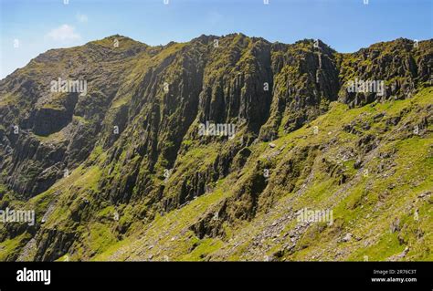 Sheer Cliffs Of Clogwyn Y Garnedd The North East Face Of Yr Wyddfa