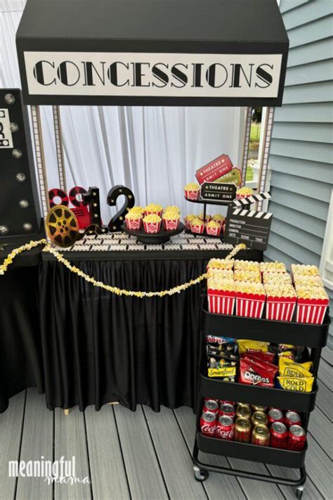 Movie Theater Birthday Party Ideas Movie Theater Theme Decor