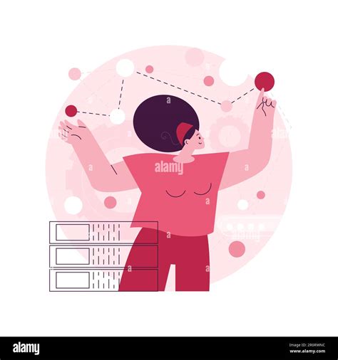 Big Data Visualization Abstract Concept Vector Illustration Big Data