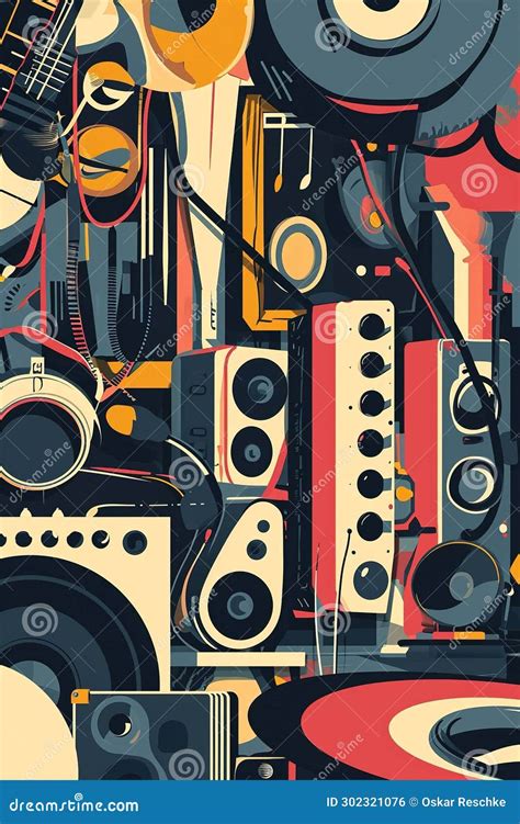 Abstract Stage Graphics Resembling A Stage Setup Stock Illustration Illustration Of Artistic