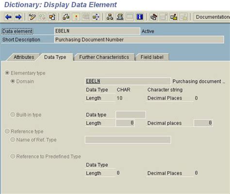 Sap Abap Data Dictionary Se11