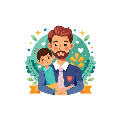 Un Vínculo Amoroso Que Guía Apoya Enseña Y Nutre El Viaje De La Vida Vector Premium