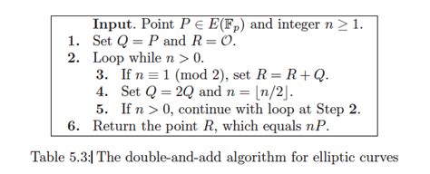 solved 5 10 use the double and add algorithm table 5 3 to