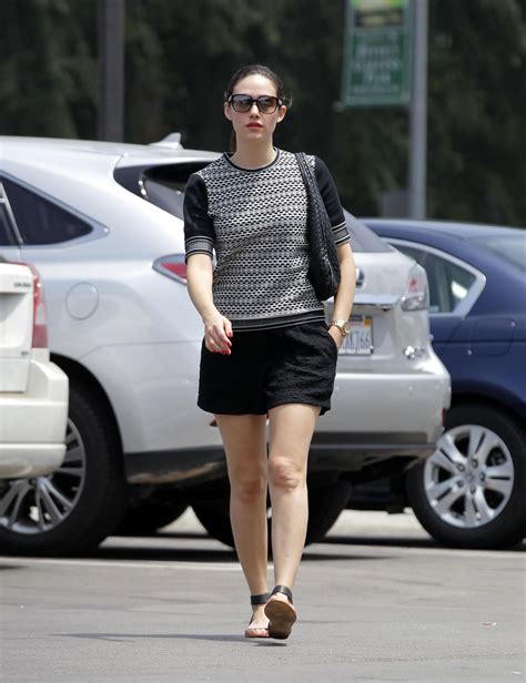 Emmy Rossum Leggy In Black Shorts Out In Beverly Hills June 2014