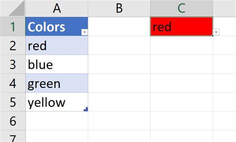 How To Add Color To A Drop Down List In Excel Techrepublic