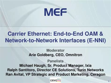 Ppt Carrier Ethernet End To End Oam And Network To Network Interfaces