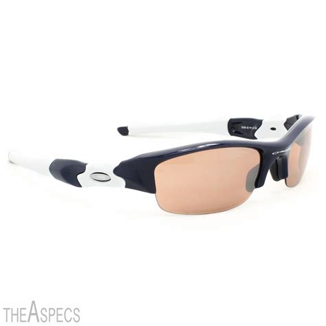Oakley Flak Jacket Sunglasses Oo9008 03 904 Polished Navy Vr28 Black