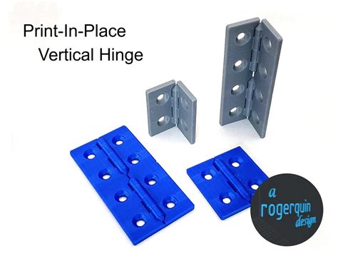 2020 Print In Place Vertical Hinge By Rogerquin Download Free STL Model Printables Com