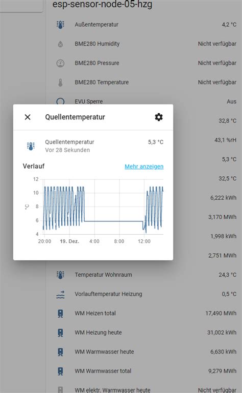 Configured My Esphome With Mcp2515 Can Bus For Stiebel Eltron Heating