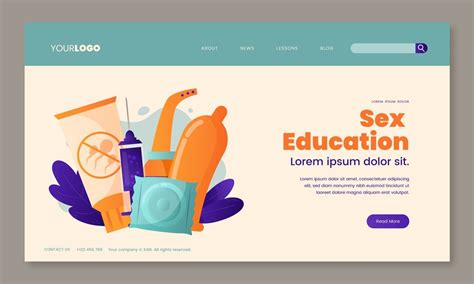 Free Vector Gradient Sex Education Landing Page